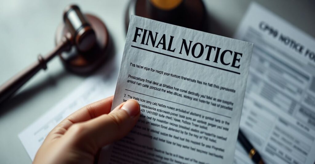 IRS CP90 Notice: Final Notice of Intent to Levy and Your Rights