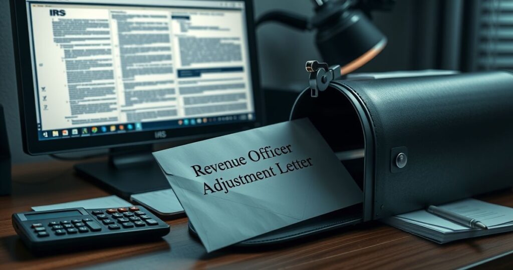 Revenue Officer Adjustment Letter Guide